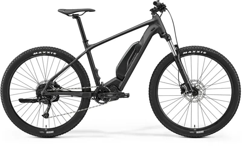 Merida eBig Seven 300SE Mountain Bike In Black/Grey
